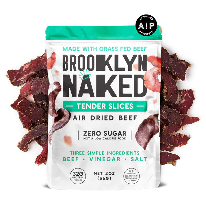 Brooklyn Biltong Naked – Pure Beef Snack – JerkyBrands