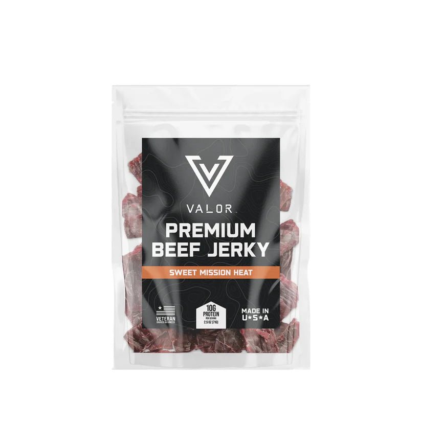 Valor Sweet Mission Heat – Honey Sweet & Spicy Premium Beef Jerky ...